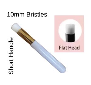 Dotting Flat Round Brush 10mm (Short Handle) - Premier Face Painting ...